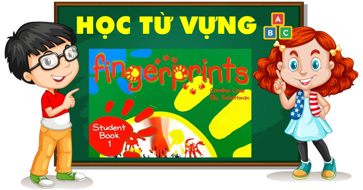 Learn English Vocabulary with Fingerprints 1,2,3